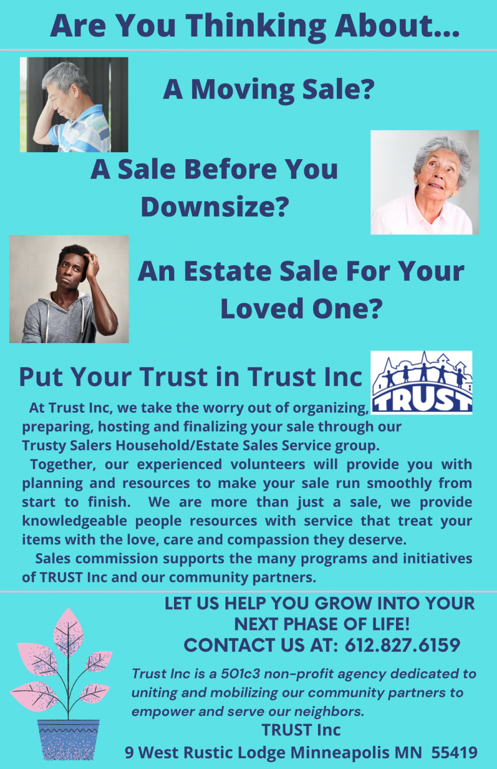 TRUST Incorporated – TRUST Inc = Toward Renewed Unity and Service Together